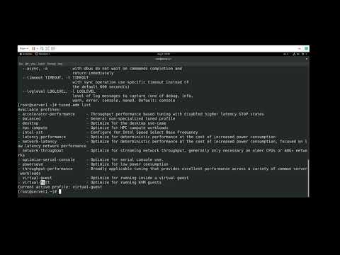 tuned-adm: Configuración de Perfiles de Rendimiento en Linux – Puerto53