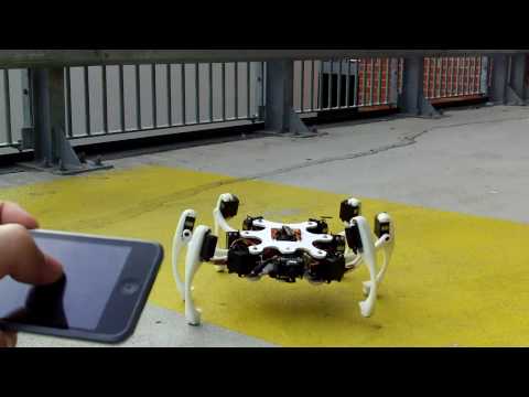 Hexapod Controlled By Android And IPhone | Hackaday