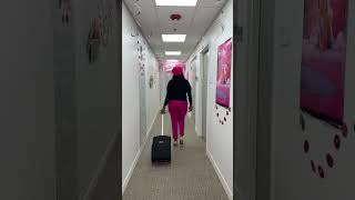 Flight attendant Barbie ready to go ✈️#travel #jet #flightattendant #barbie