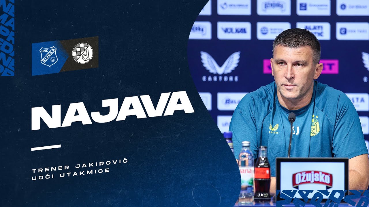 NOGOMET | Rijeka i Dinamo igraju derbi 5. kola HNL-a na Rujevici u nedjelju, 1. rujna 2024 ...