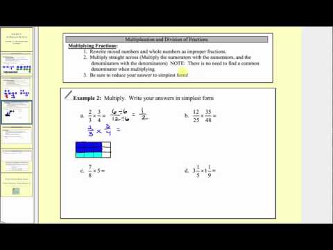 Fraction Operations (L1.3) | Math Help from Arithmetic through Calculus ...