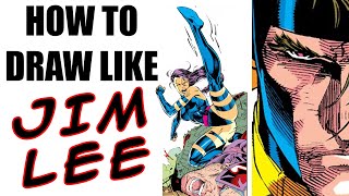 How to draw like JIM LEE ! Retro Challenge !
