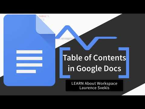 How to Automatically Generate a Table of Contents in Google Docs Using Google Apps Script ...