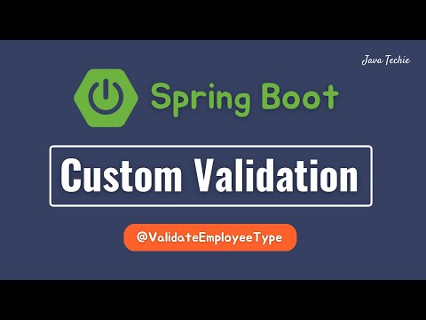 Custom Annotation for Validation – JAVA