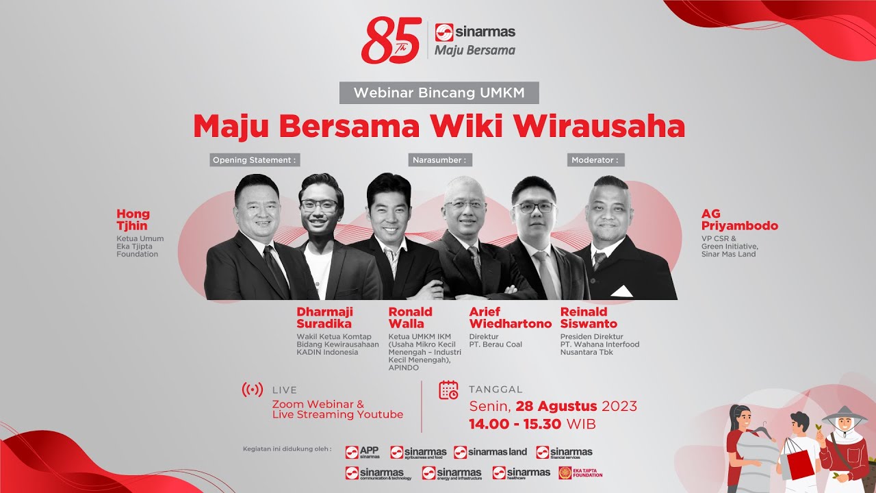 85 Tahun Sinar Mas: Maju Bersama Membangun Negeri – Sinar Mas