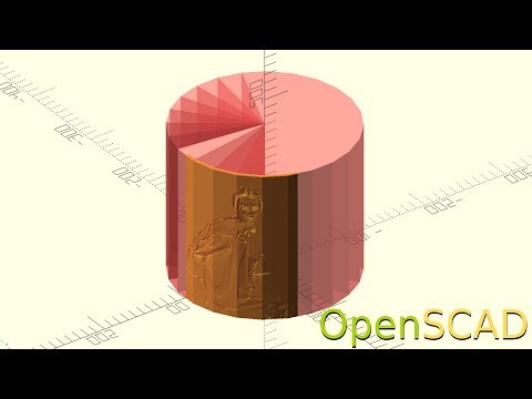 A curved 3d printed lithophane in OpenSCAD – HomeHack