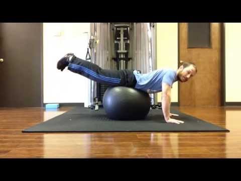 Prone “Reverse Hyper” on a Swiss Ball | N 2 Action