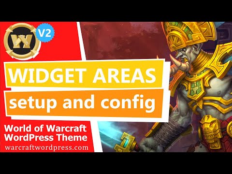 Configure Footer Widgets - Warcraft Wordpress
