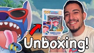 Unboxing Summer Stitch Funko Pop