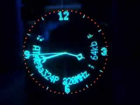 Spinning POV Clock Done Oh-so-right | Hackaday