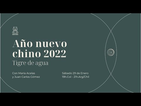 Año nuevo Chino Tigre de Agua 2022 Escuela de Astrología Psicológica ...