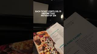 VIP Tickets are also discounted on Tuesdays at Cineplex!