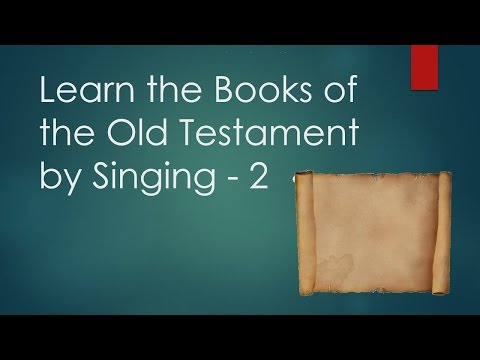 Books of the Old Testament Song – Mission Bible Class