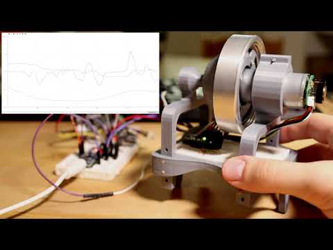 GitHub - ArthurFDLR/Self_balancing_bike: Bike stabilized by an inertial wheel controlled by ...