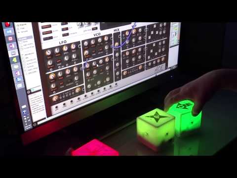 Tangible Control Of Virtual Instruments With The Percussa AudioCubes – Synthtopia