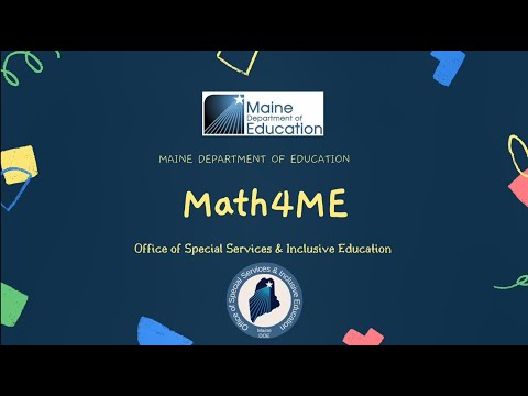 Math4ME: Building a Positive Math Culture Within Your School – Maine ...