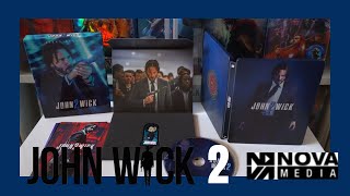 John Wick 2 - 4K - Novamedia Exclusive #27 Fullslip Steelbook Blu-ray Unboxing