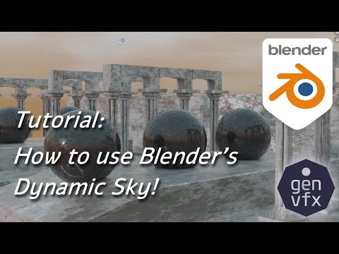 TUTORIAL: Making a beautiful dynamic sky in Blender – Fully Explained! – GENVFX