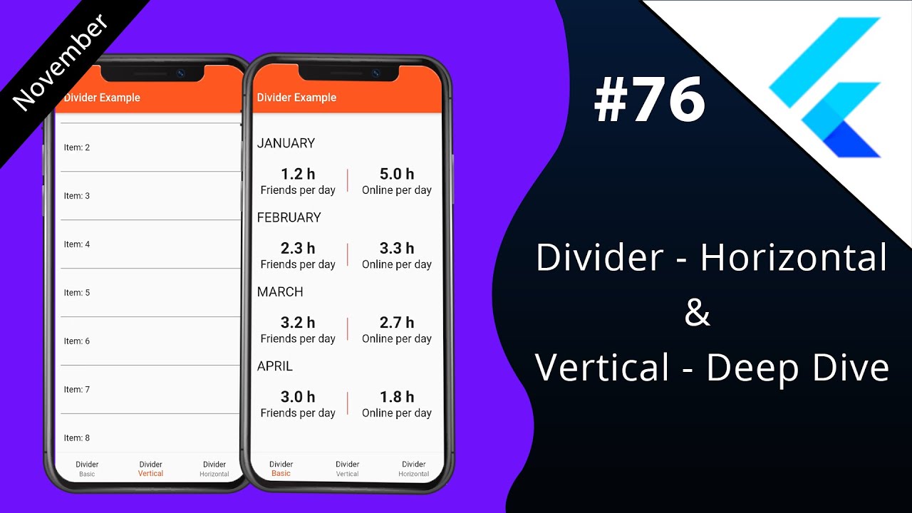GitHub - JohannesMilke/divider_example: Learn how to integrate horizontal & vertical dividers ...