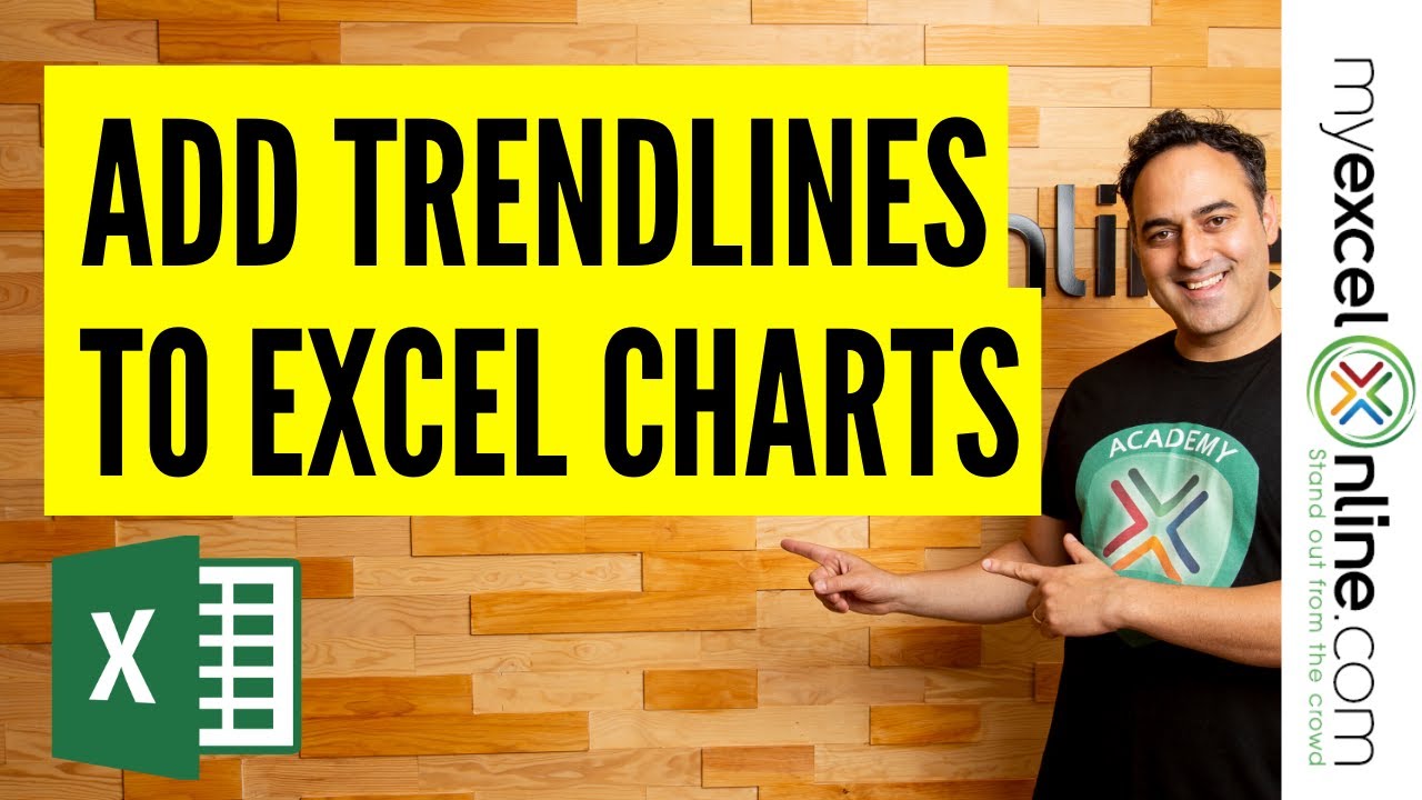 How to add Trendline in Excel Charts | MyExcelOnline