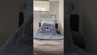 I know she does ???????????? #stitch #stitchandlilo #pillow #blanket #gift #giftideas #liloandstitch