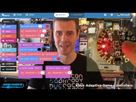 MakeCode Minute: Direction Switch @adafruit @johnedgarpark #adafruit @MSMakeCode: A New video by ...