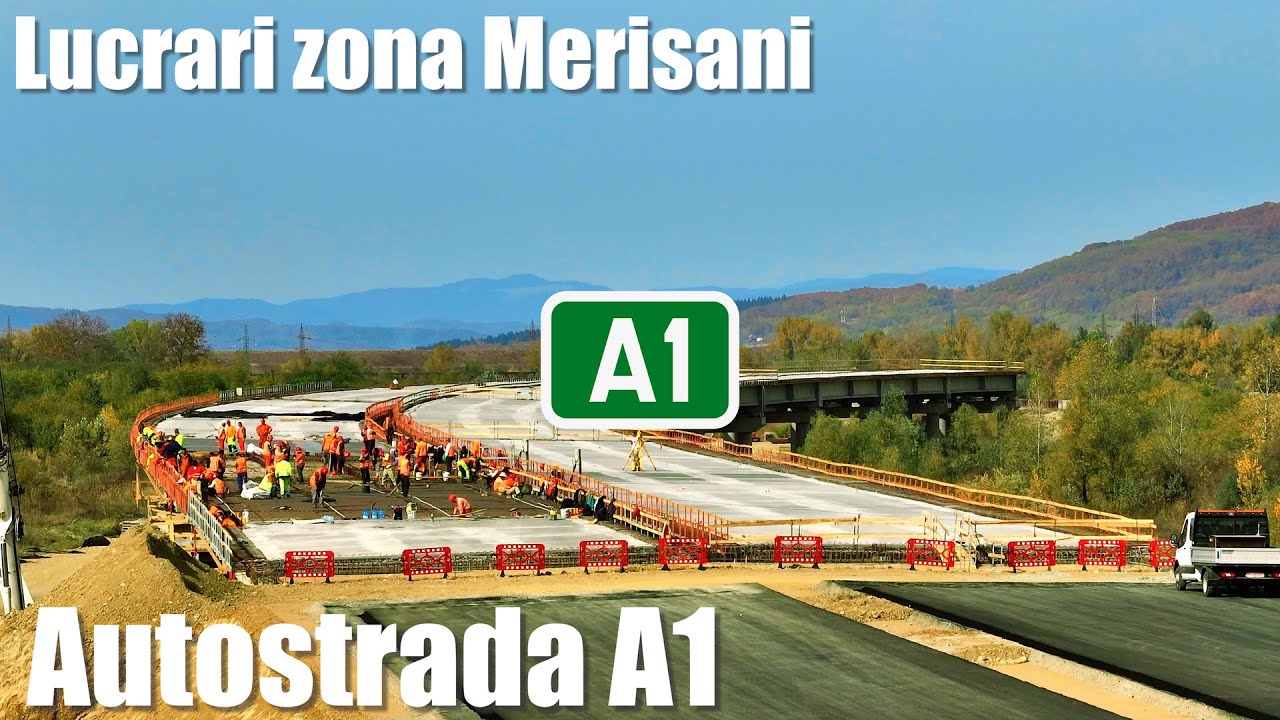 VIDEO Autostrada Sibiu – Pitești. Imagini noi cu secțiunea 5 Pitești - PS News