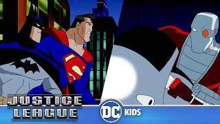 Superman Takes Down Deadshot! | Justice League | @dckids