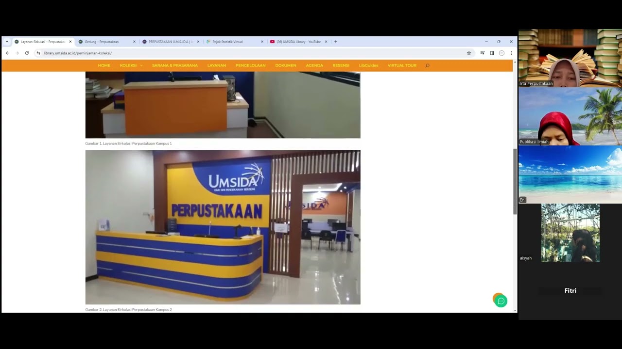 Perpustakaan UMSIDA Selenggarakan Online Literacy Class (OLC) bagi Dosen – Perpustakaan