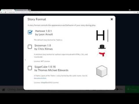 #TwineTuesday: Twine 2.0: Using JavaScript in different story formats (videos) – Digital Ephemera