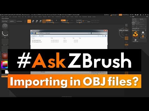 How to import multiple OBJ files in ZBrush – JAY VERSLUIS