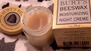 Burt's Bees Beeswax Moisturizing Night Cream REVIEW