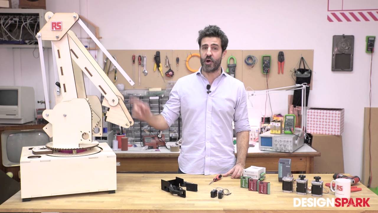 Cómo hacer un brazo robot industrial con Arduino - Electrogeek