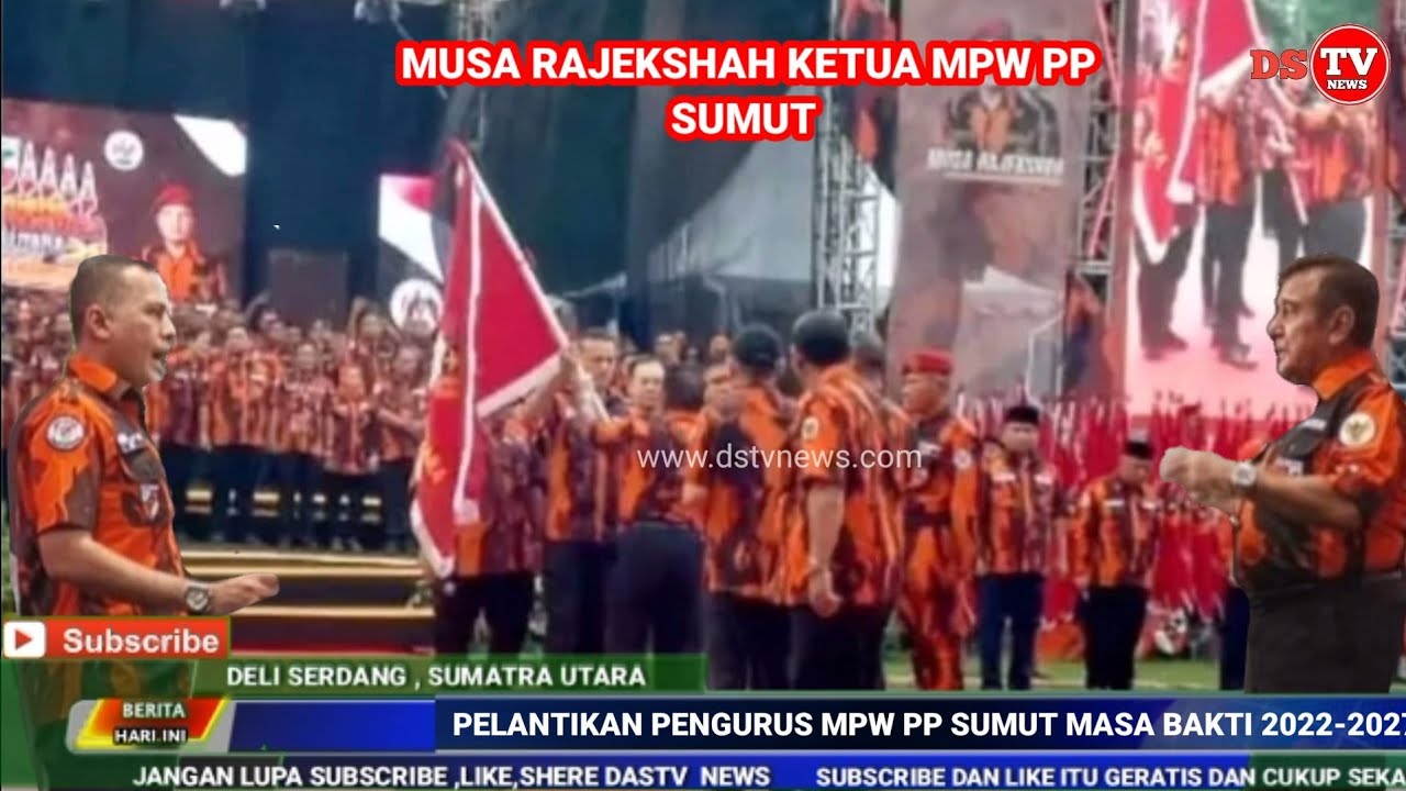 Pelantikan Pengurus MPW Pemuda Pancasila Sumut Masa Bakti 2022-2027 - dstvnews.com
