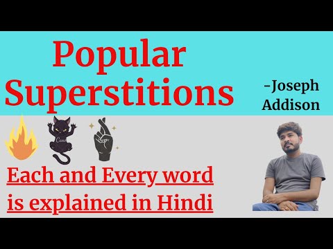 Critical Analysis of ‘Popular Superstitions’ – Joseph Addison