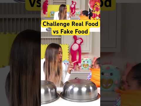 #challenge Real Food vs #fake food : #nourriture vraie vs nourriture en ...