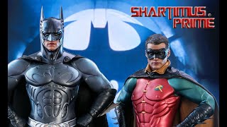 Hot Toys Batman Forever Robin & Val Kilmer Batman 1:6 Scale Collectible DC Comics Figure Reveal