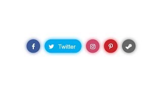 CSS - Expandable Social Icons