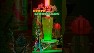 How To Make The Chameleon | Kung Fu Panda Cocktail | #thechameleon #kungfupanda #sincitybartender