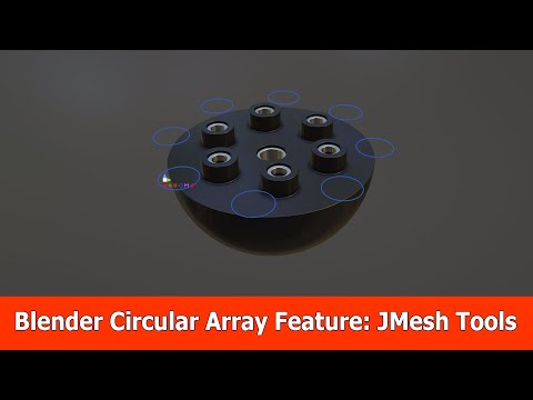 Circular Array dans JMesh Tools addon | blender4d