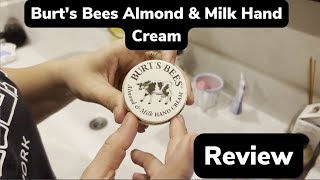 Burt's Bees Almond & Milk Hand Cream review