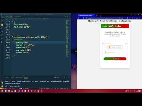 Responsive ChatBox UI Design with CSS/HTML… – GrantsGaming