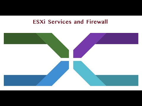 107 ESXi Services and Firewall Configurations – ITSaurus