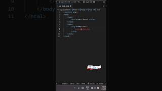 ???????????? How To Create SVG Circle | Html Css #html #shorts #trend