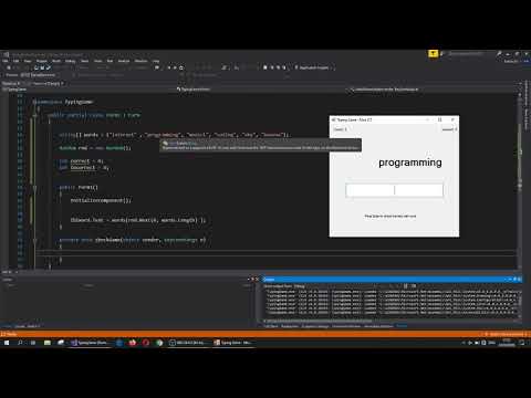 GitHub - mooict/Typing-Game-Tutorial-Windows-Form-C-Sharp: How to make a typing game in Windows ...