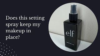 e.l.f Makeup Mist and Set Spray Review