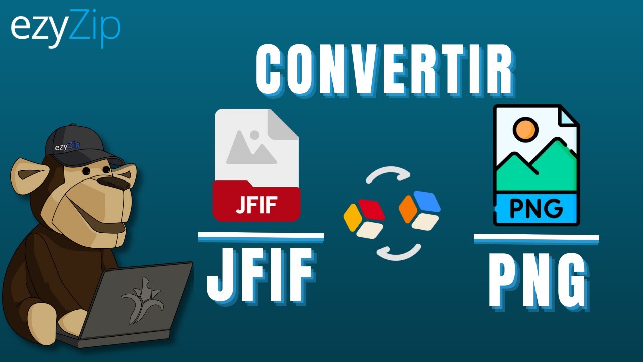 Convierte JFIF a PNG en línea (¡Rápido!) - ezyZip