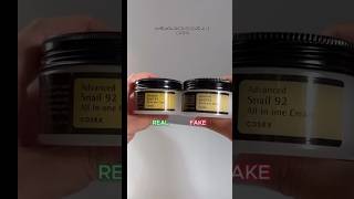 Cosrx snail 92 all in one cream Fake| original cosrx snail cream difference #cosrx #skincare #shorts