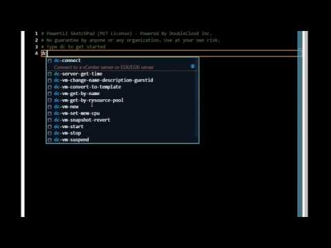 GitHub - DoubleCloudInc/powercli-sketchpad: Sketchpad for VMware PowerCLI