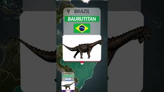 Where Did Dinosaurs Live - Dinosaurs from different countries